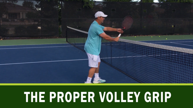 The Proper Volley Grip - Passionate Tennis